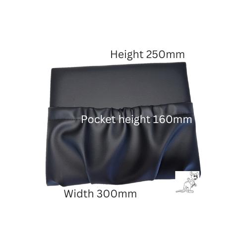 Small Caravan storage pockets 300mm wide x 250mm high Vinyl, synthetic ...